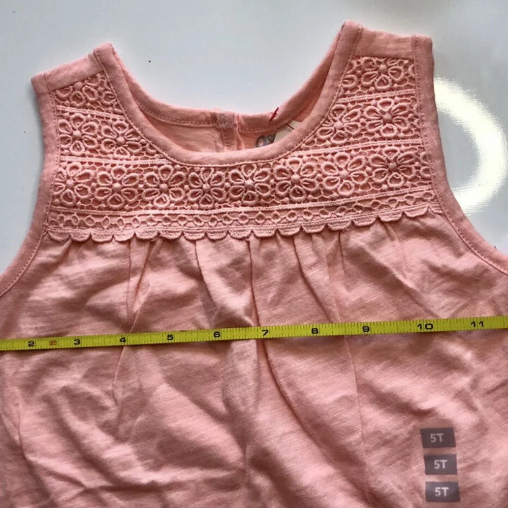 OshKosh B'gosh | Shirts & Tops | Oshkosh Bgosh Sleeveless Lace Shirt ...